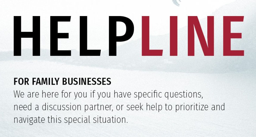 MBS Courage Center with HelpLine and ExpertLine for Family Businesses