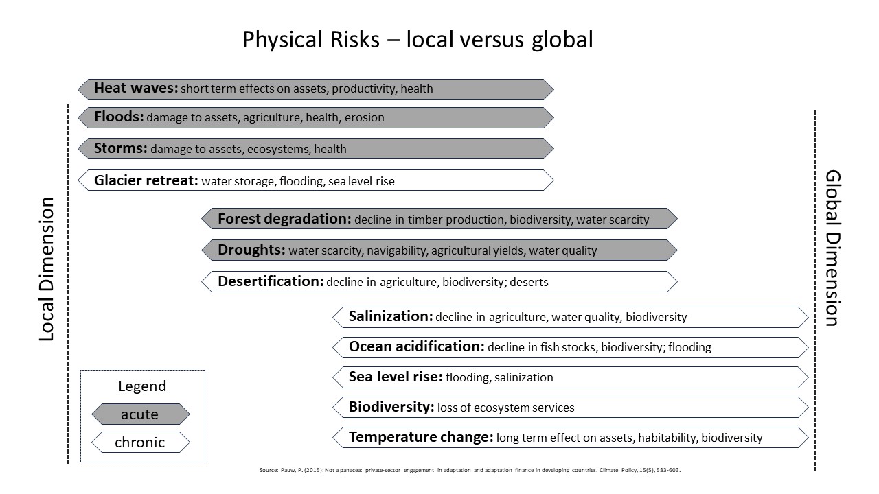 Physical Risks – How the climate affects P&L and balance sheets